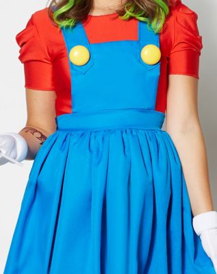 Adult Mario Dress Costume - Mario Bros - Spirithalloween.com