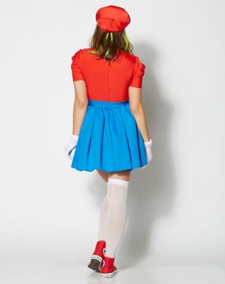 Adult Mario Dress Costume - Mario Bros - Spirithalloween.com