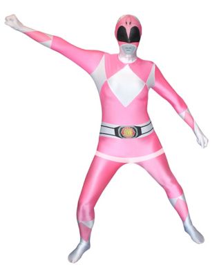 Adult Pink Ranger Bodysuit Costume - Mighty Morphin Power Rangers ...