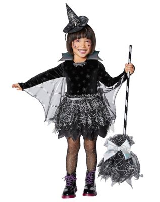 Toddler Spider Web Witch Costume - Spirithalloween.com