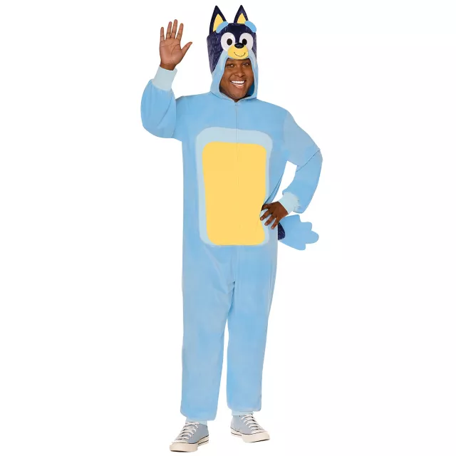 Adult Bandit Heeler One Piece Costume - Bluey - Spirithalloween.com