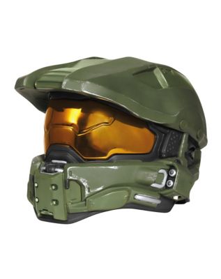 Kids Master Chief Light-Up Helmet Deluxe - Halo - Spirithalloween.com