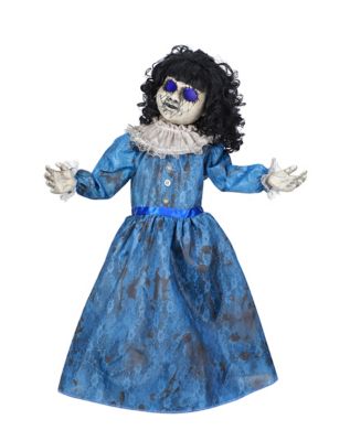 3 Ft Roaming Antique Doll Animatronic - Spirithalloween.com