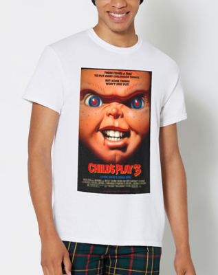 White Child's Play 3 Chucky T Shirt - Spirithalloween.com