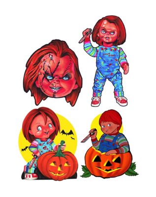 Child's Play Chucky Wall Clings - Spirithalloween.com
