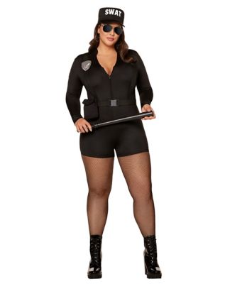 Adult SWAT Commander Plus Size Costume - Spirithalloween.com