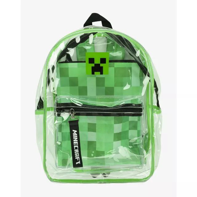Minecraft Clear Creeper Backpack - Spirithalloween.com