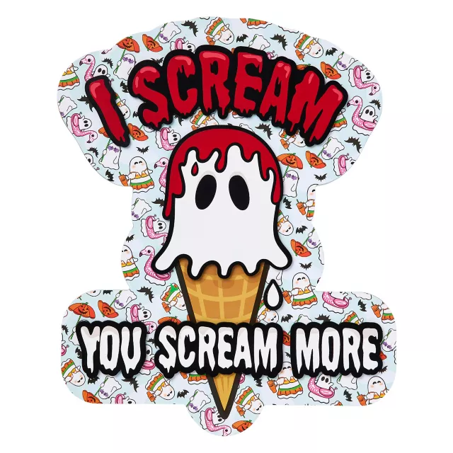 I Scream You Scream More Sign - Spirithalloween.com