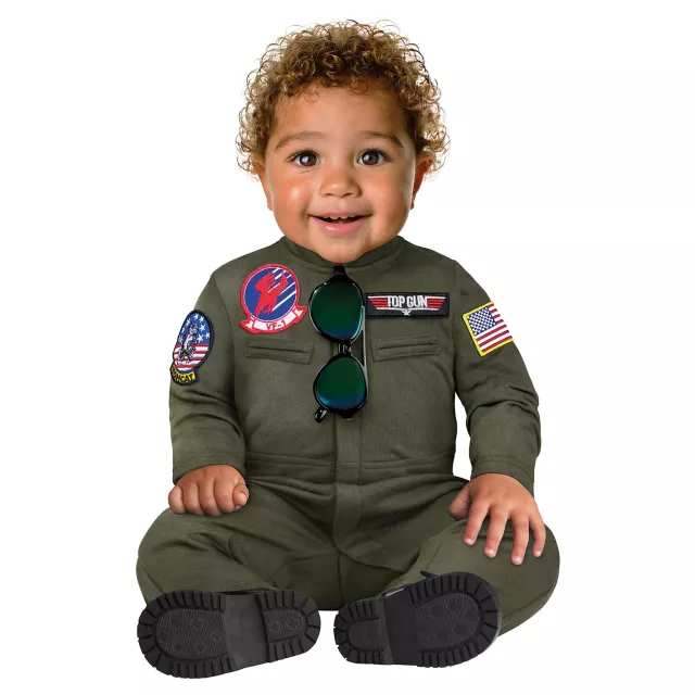 Baby Top Gun Flight Suit Costume - Spirithalloween.com