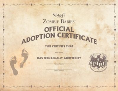 Zombie Baby Adoption - Spirithalloween.com